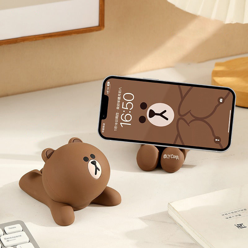 Brown & Friends Phone Stand - Limited Line Friends Edition – Kawaii ...