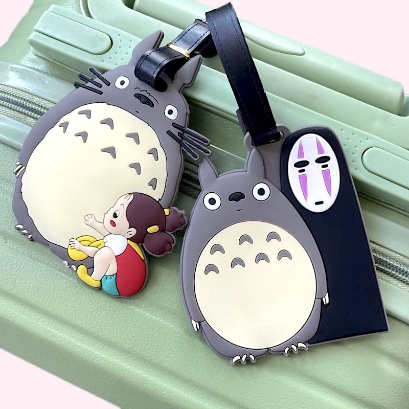 My Neighbor Totoro Travel Luggage Name Tag – Chubby Totoro – Kawaii ...