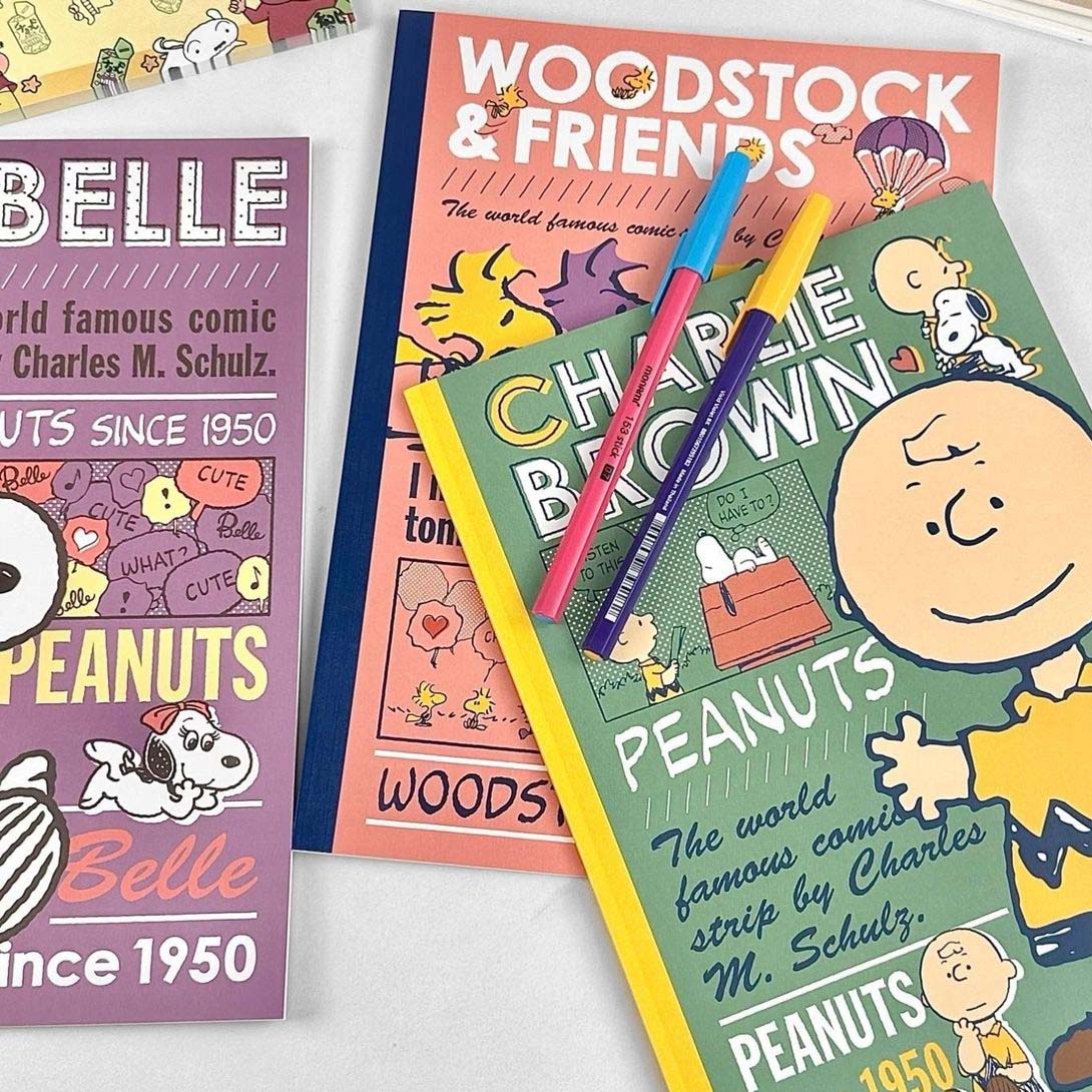 Peanuts Snoopy B5 Notebook - Limited Comics Series – Kawaii Stationery Shop