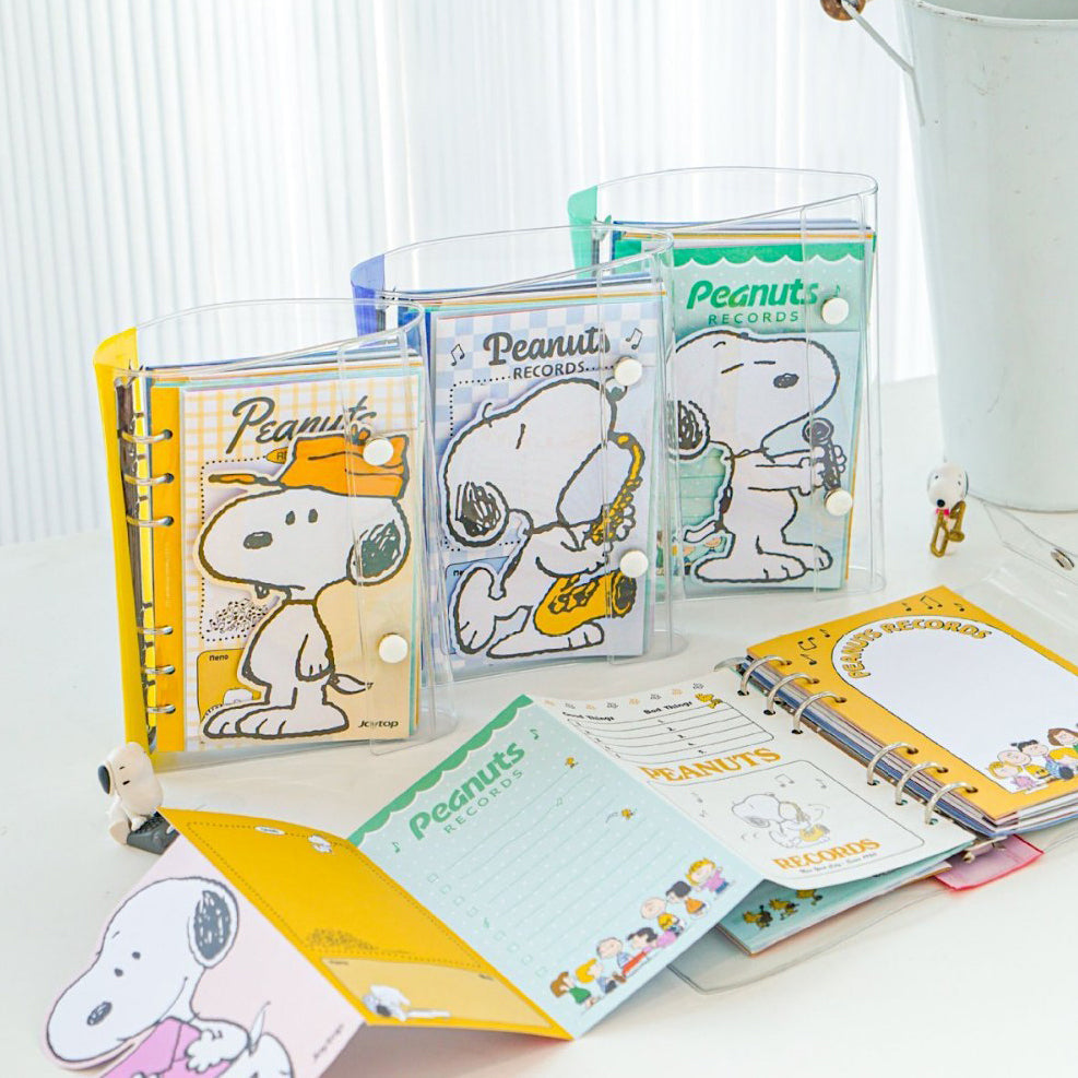 Peanuts Snoopy Transparent Binder - Peanuts Records - Limited Edition ...