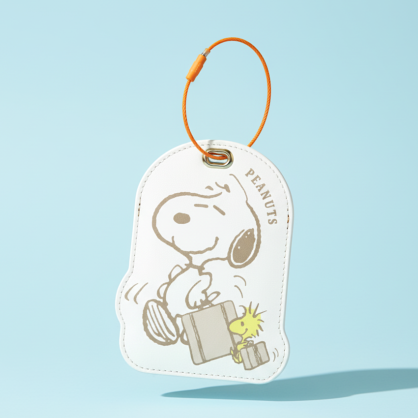 Peanuts Snoopy Travel Luggage Name Tag - Snoopy & Woodstock – Kawaii ...