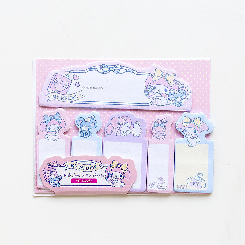 Sanrio Characters Index Sticky Notes Set – Kawaii Stationery Shop