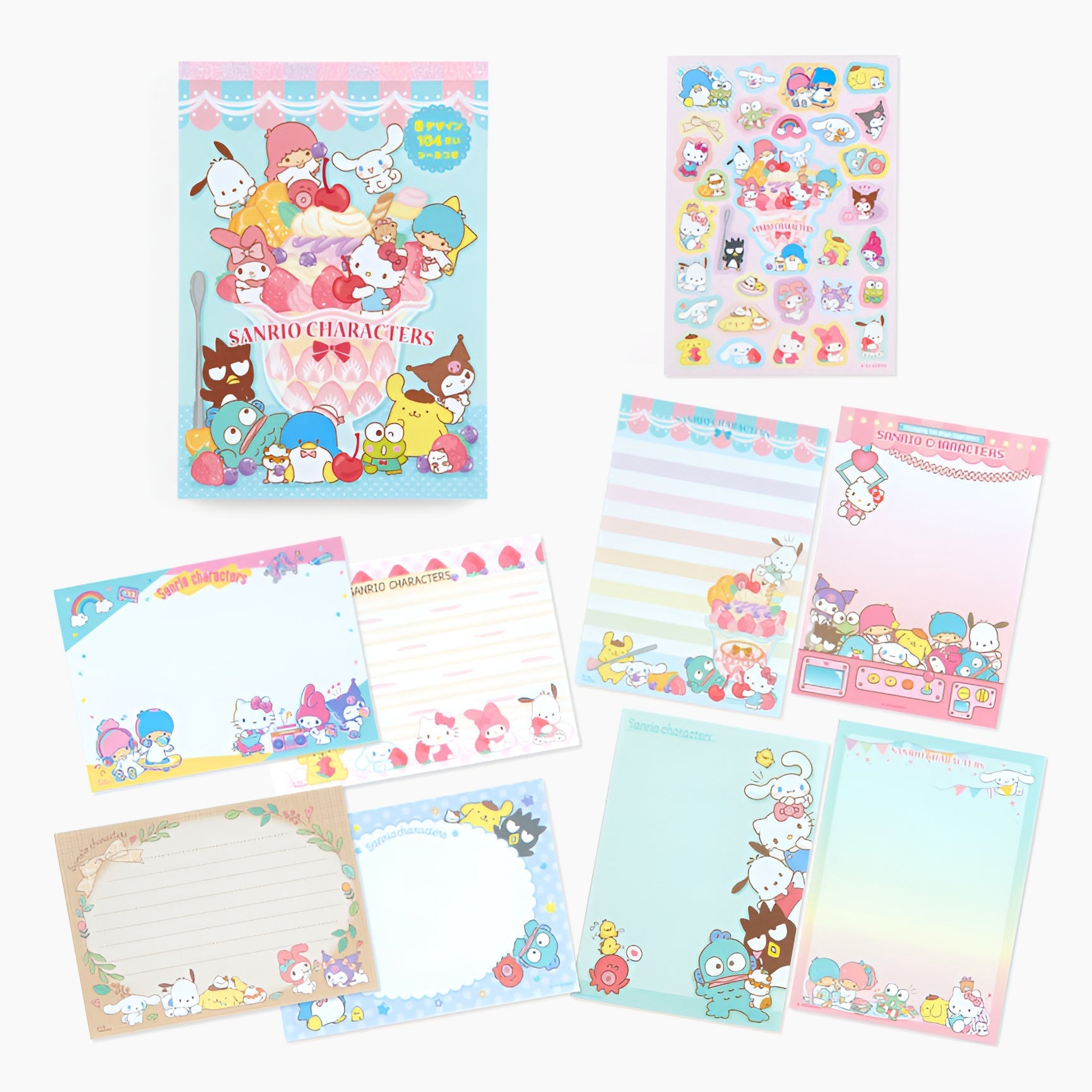 Sanrio Characters Memo Pads - Large – Kawaii Stationery Shop