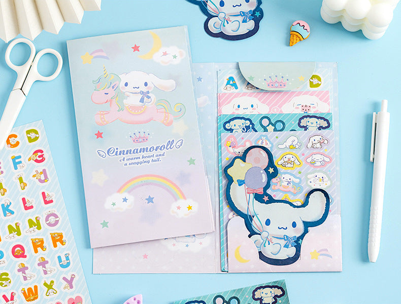 Sanrio Characters Sticker Set (5 Types) – Kawaii Stationery Shop
