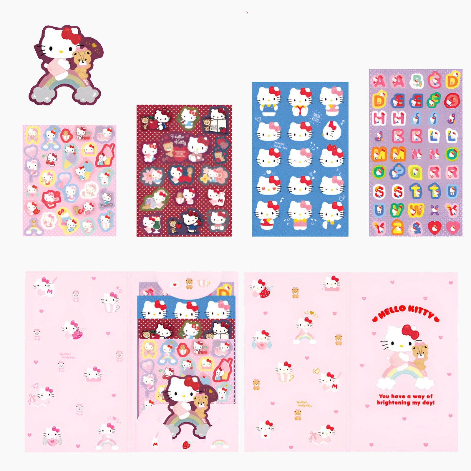 Sanrio Characters Sticker Set (5 Types) – Kawaii Stationery Shop