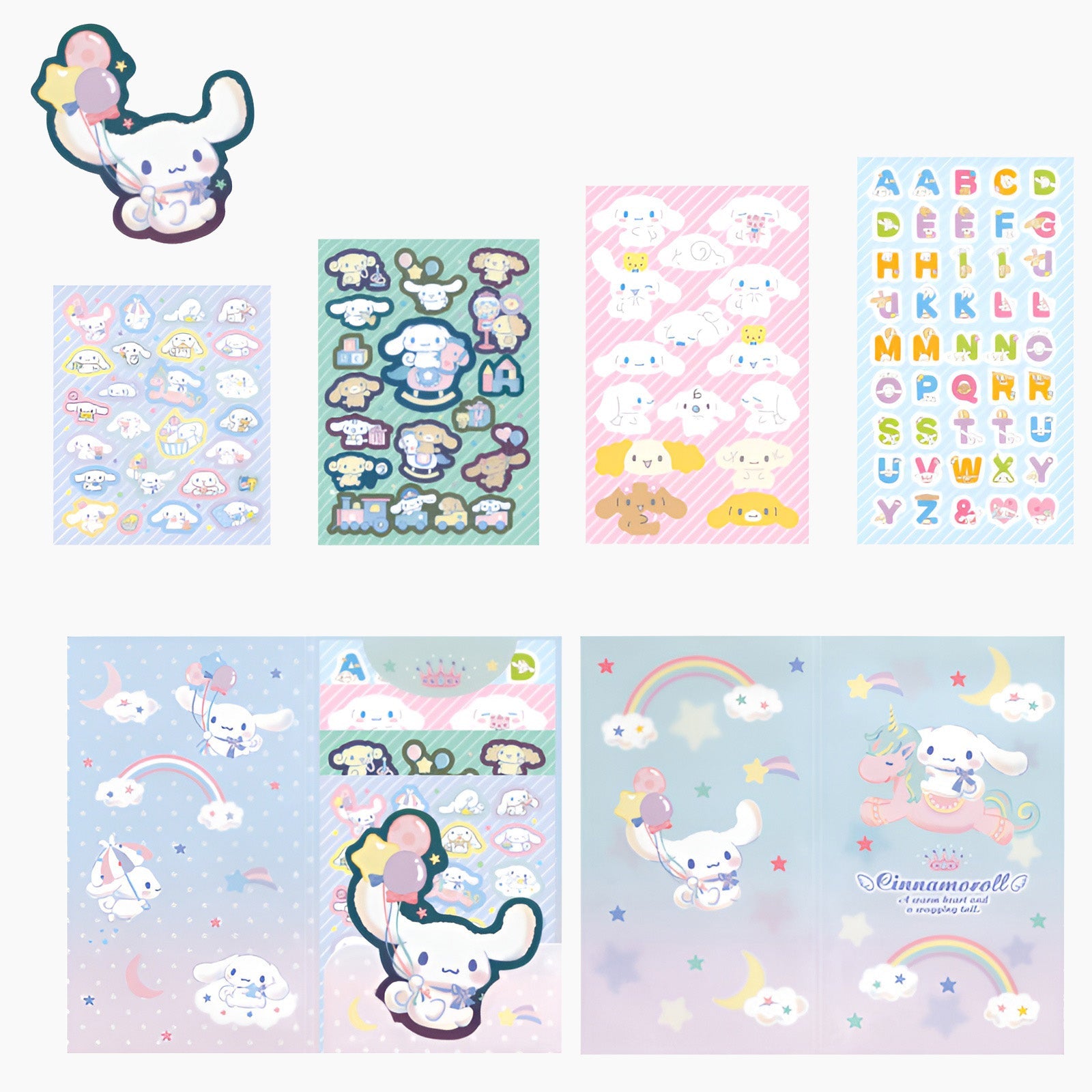 Sanrio Characters Sticker Set (5 Types) – Kawaii Stationery Shop