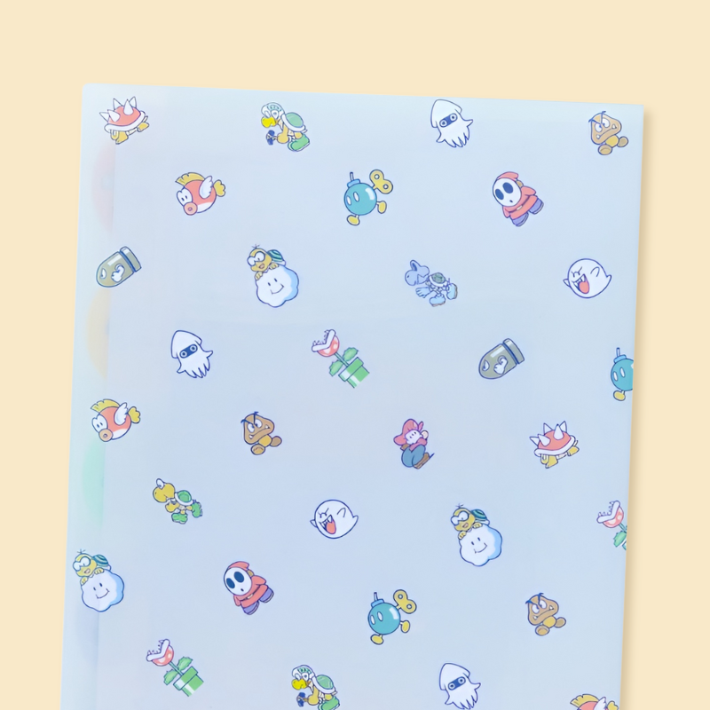 Sun-Star & Nintendo Super Mario Folder With Dividers - Teki - Limited ...