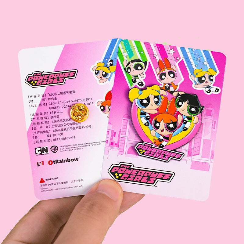 The Powerpuff Girls Enamel Pin – Kawaii Stationery Shop