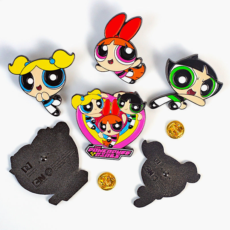 The Powerpuff Girls Enamel Pin – Kawaii Stationery Shop
