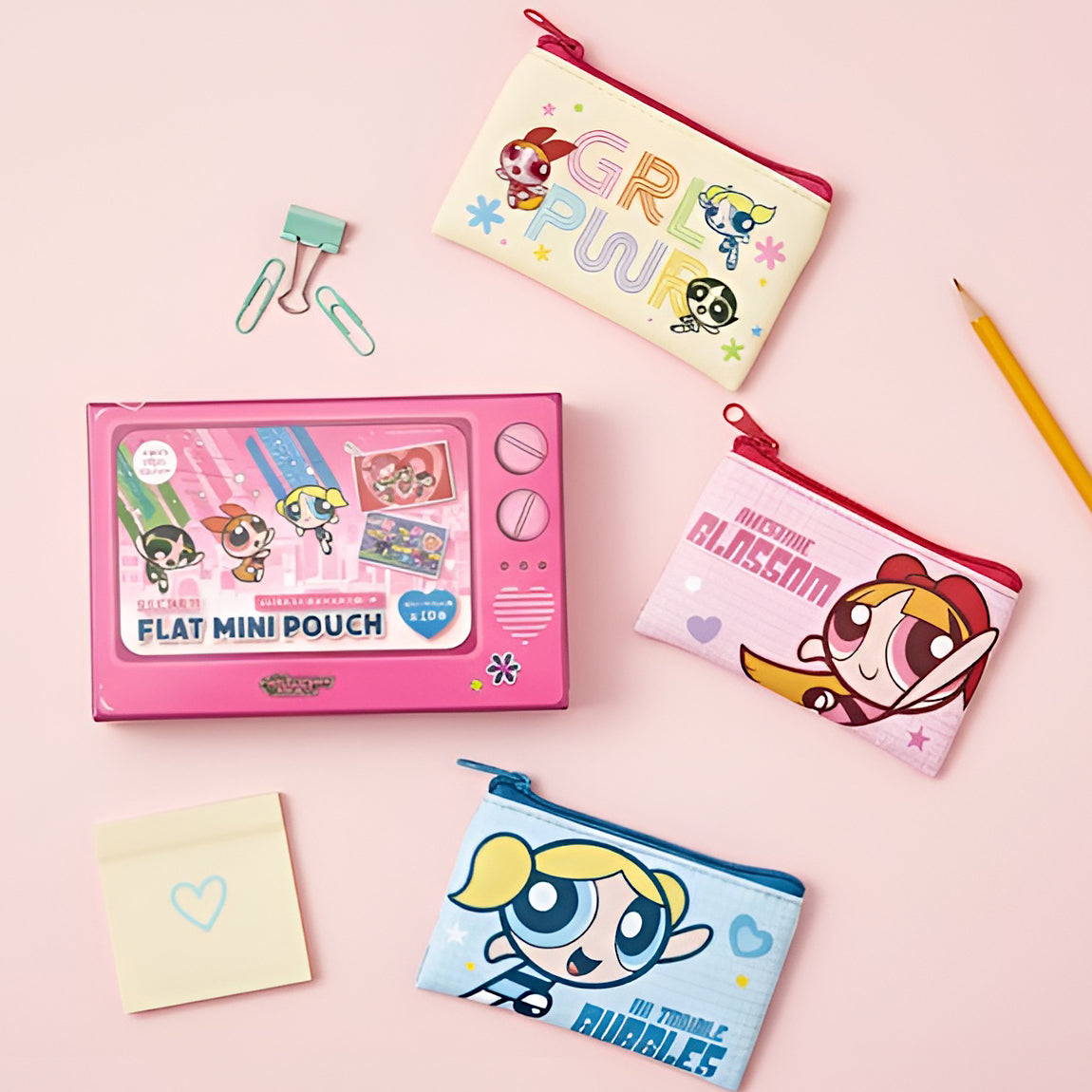 The Powerpuff Girls Pouch - Surprise Pack – Kawaii Stationery Shop