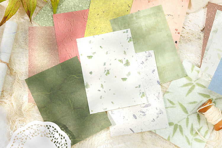 Whispering Botanica Textured Kraft Paper Assortment – Kawaii Stationery ...